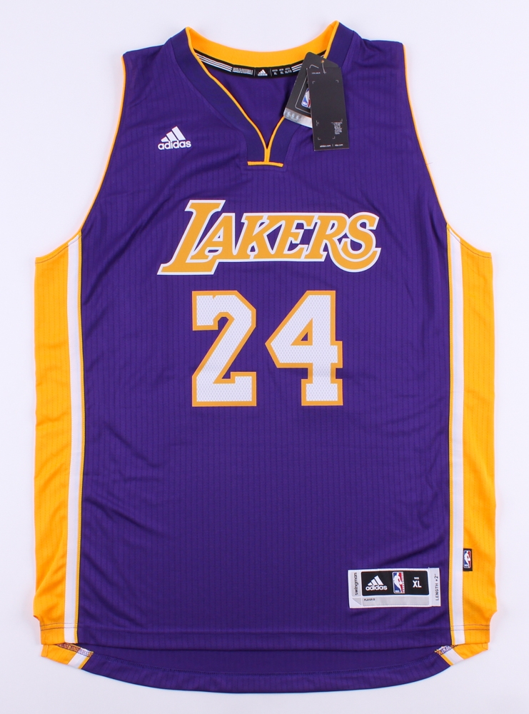 Kobe Bryant Signed LE Lakers Authentic Adidas Jersey Inscribed "33643 ...