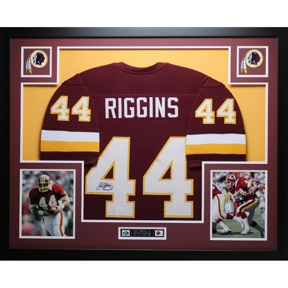 John Riggins Signed 35x43 Custom Framed Jersey (JSA COA) | Pristine Auction