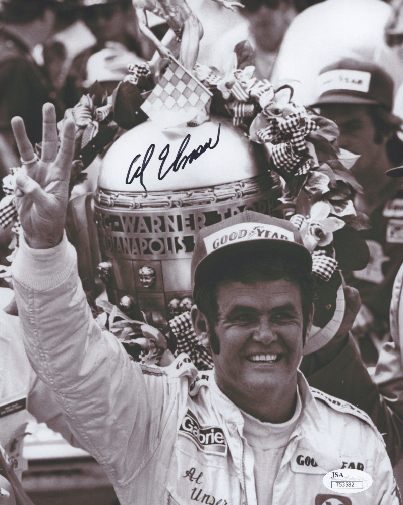 Al Unser Signed 1978 Indy 500 8x10 Photo (JSA COA) | Pristine Auction