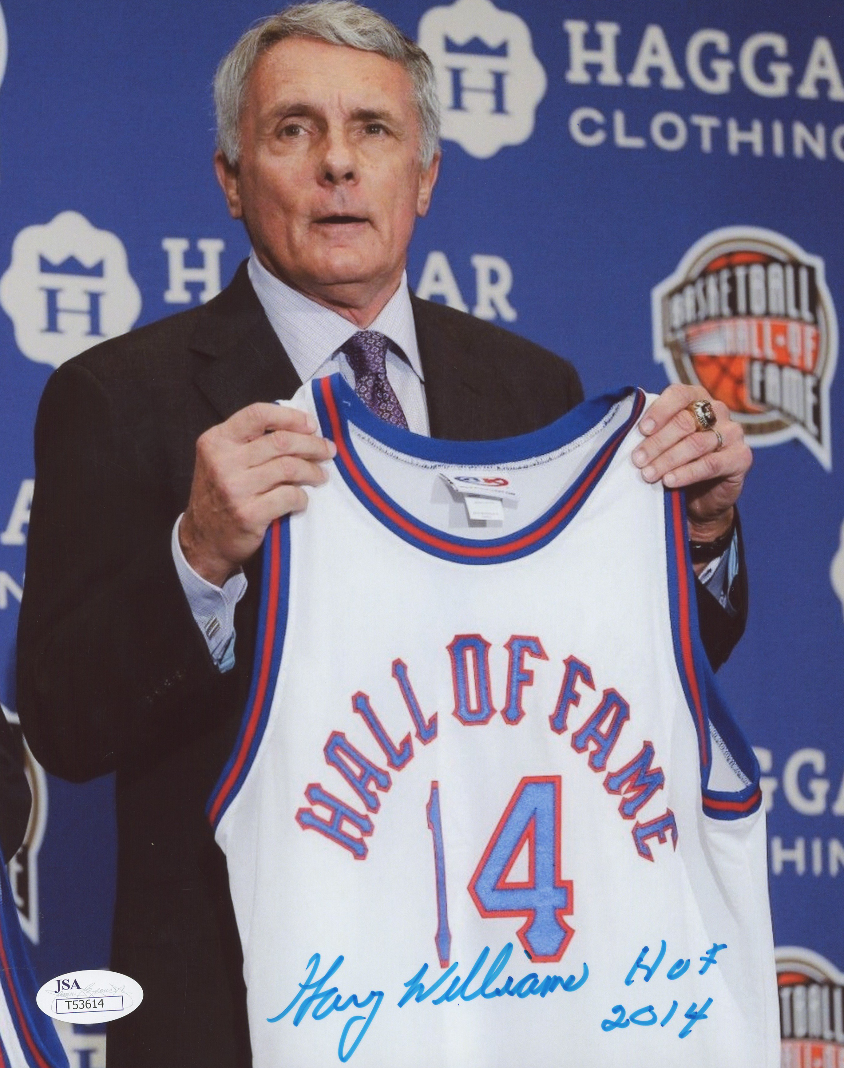 Gary Williams Signed Hall of Fame Induction 8x10 Photo Inscribed "HOF ...