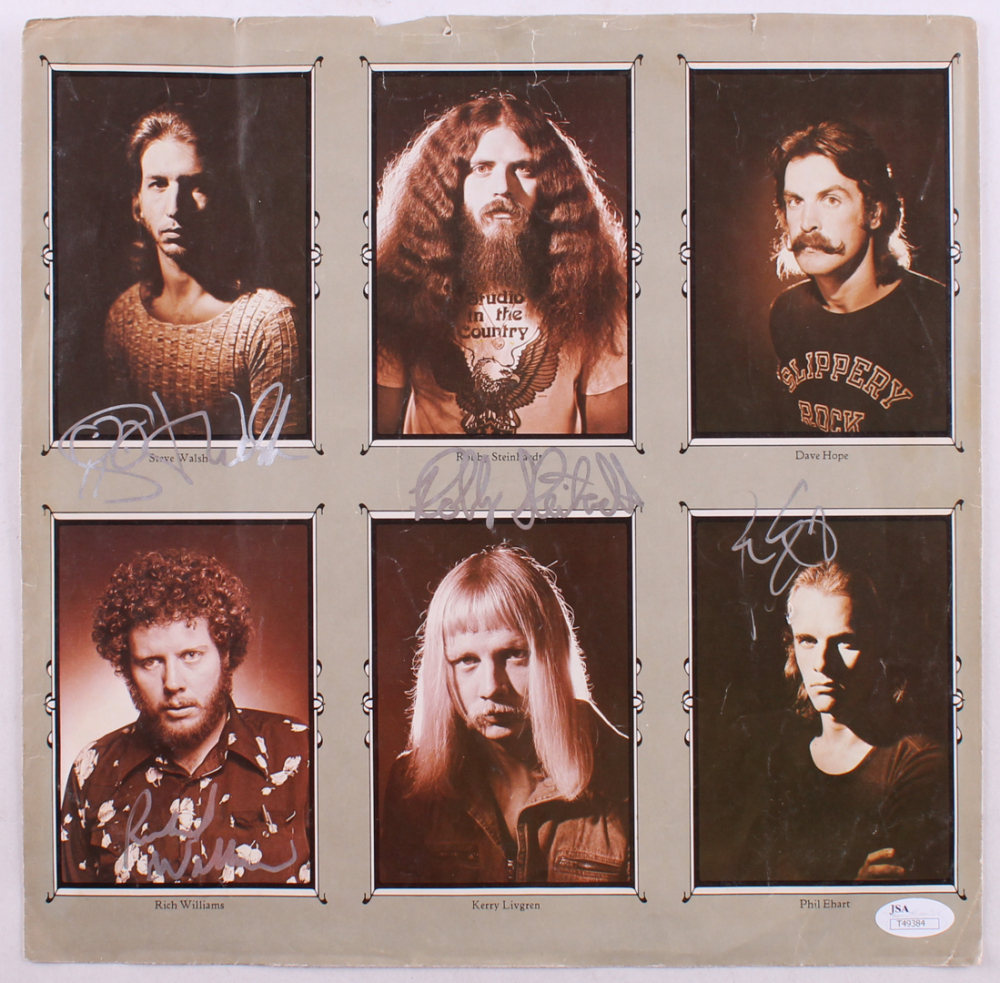 "Kansas" Band Members Signed 12x12 Poster Including Steve Walsh, Robbie ...