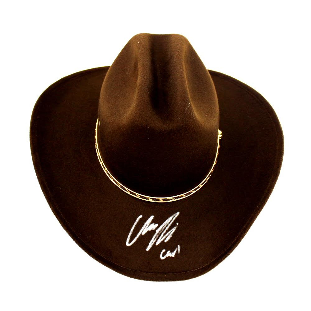 Chandler Riggs Signed "The Walking Dead" Carl Grimes Sheriff Hat Prop ...