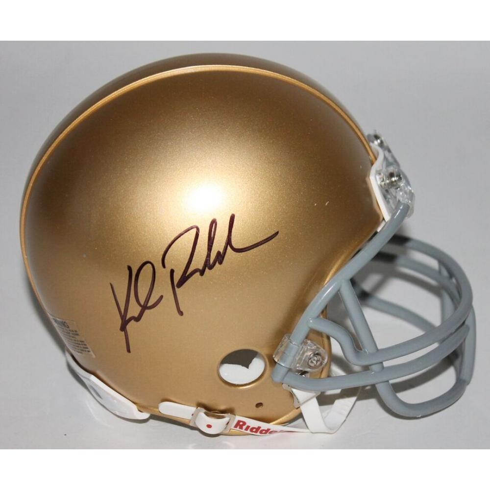 Kyle Rudolph Signed Notre Dame Fighting Irish Mini Helmet (Fanatics ...