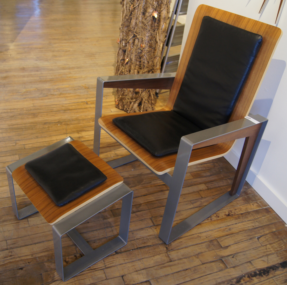 "Magnet Chair & Ottoman" 28x39x40 Original Wood Furniture by Adam ...