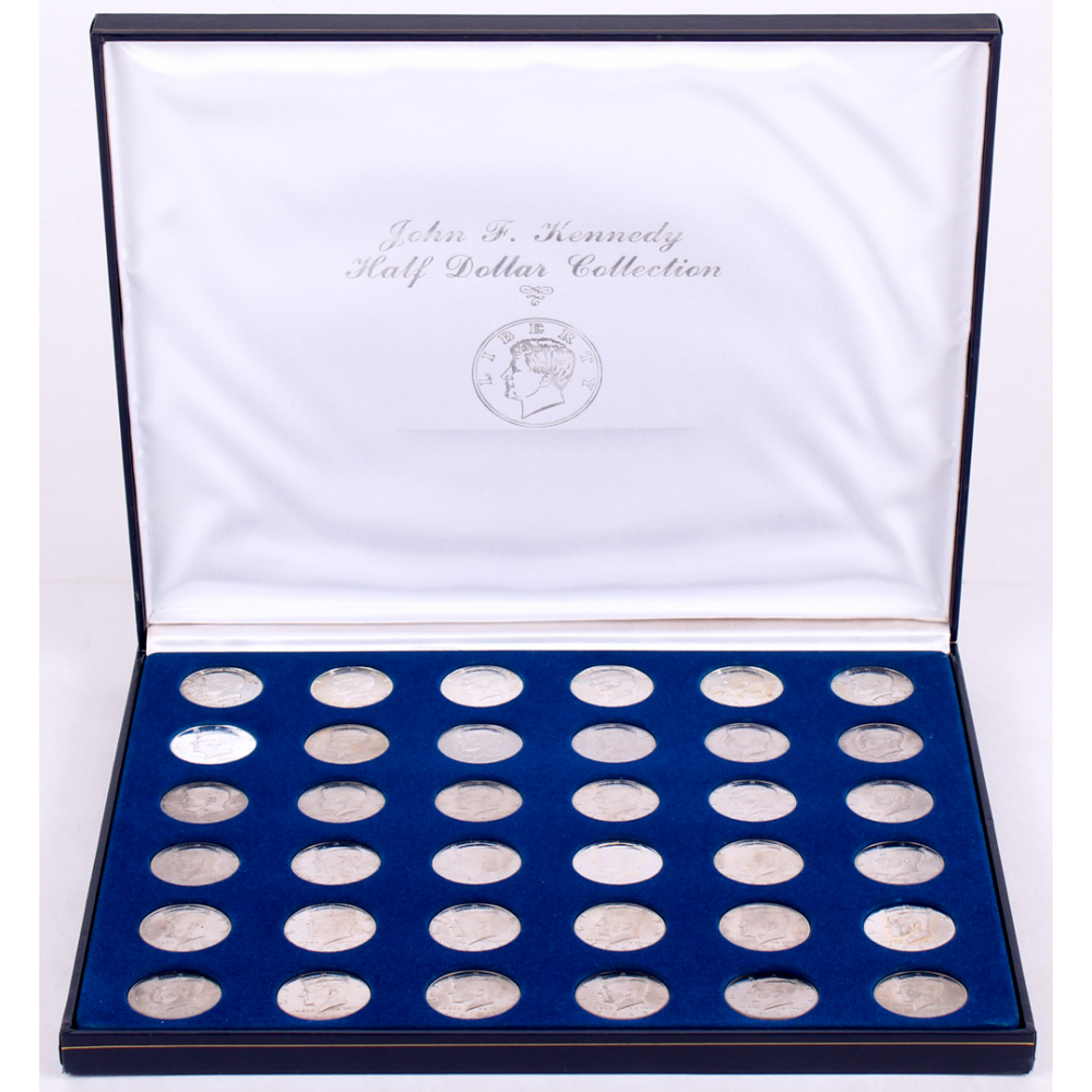 1964-2000 John F. Kennedy Half Dollar Collection of (36) U.S. Half ...