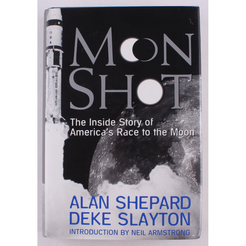 Alan Shepard Signed "Moon Shot" Hardcover Book (PSA COA) | Pristine Auction