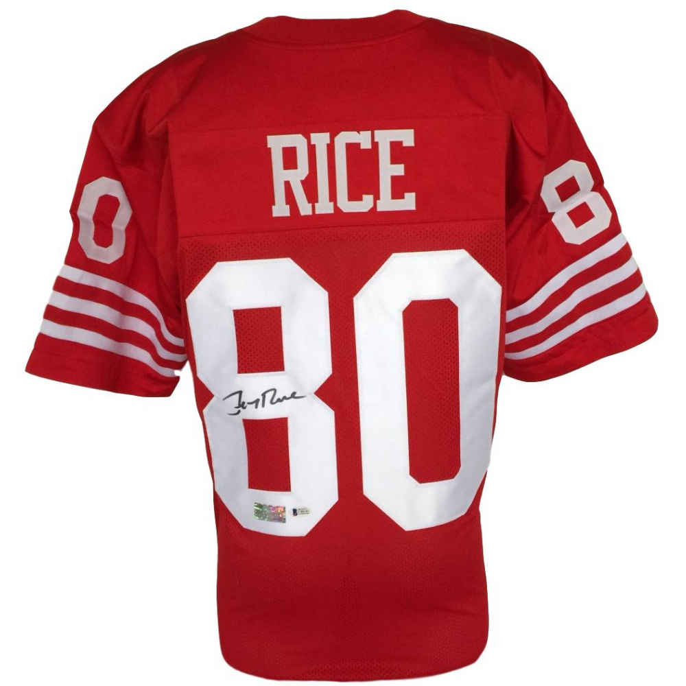 Jerry Rice Signed 49ers Jersey (Beckett COA & Rice Hologram) | Pristine ...