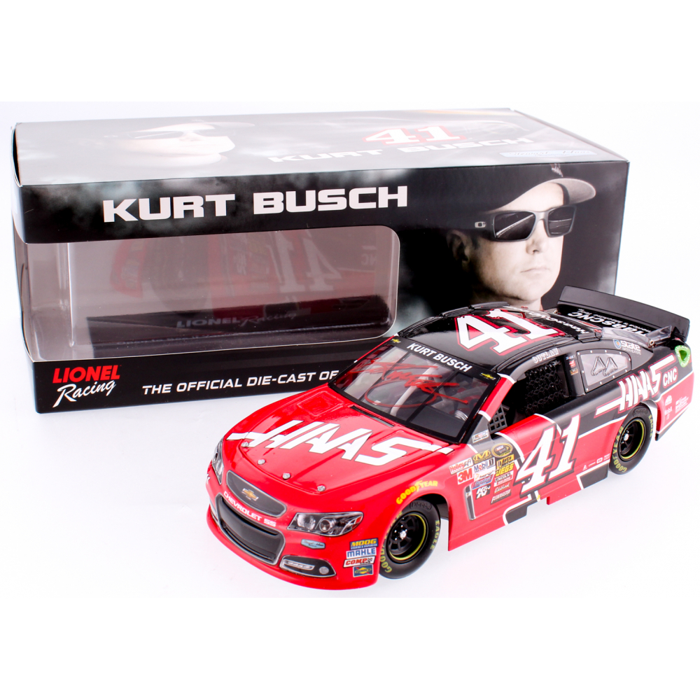 Kurt Busch Signed NASCAR #41 Haas Automation 2015 SS 1:24 Limited ...