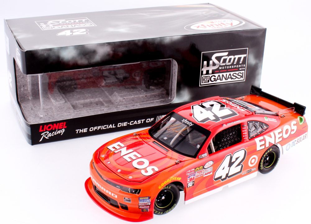 Kyle Larson Signed NASCAR #42 ENEOS 2015 Camero 1:24 Limited Edition ...