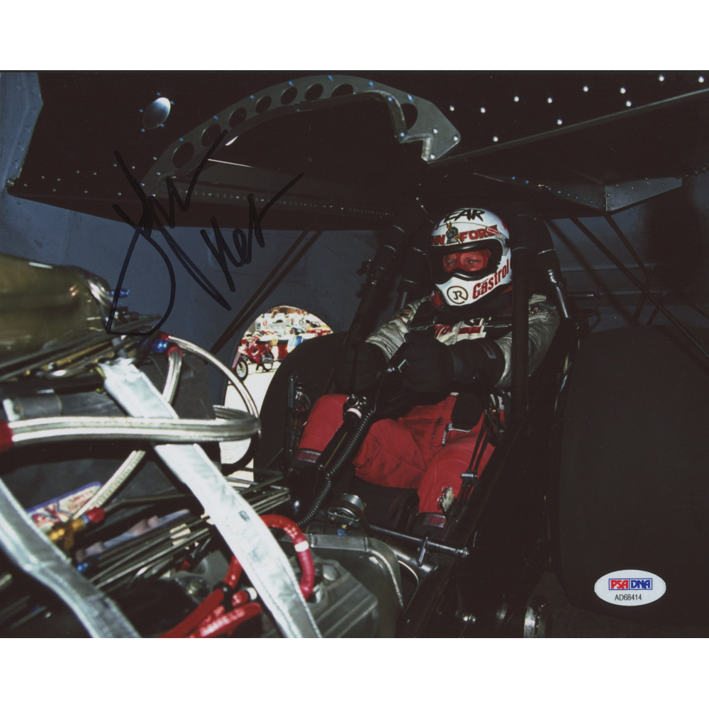 John Force Signed NASCAR 8x10 Photo (PSA COA) | Pristine Auction