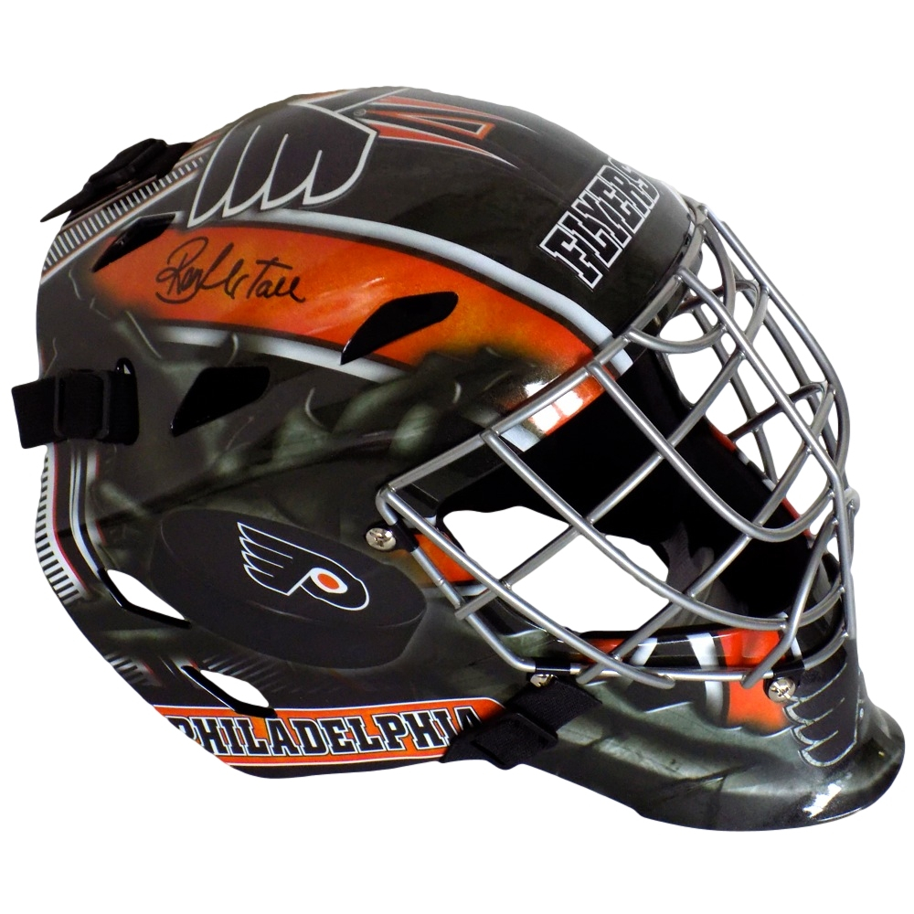 Ron Hextall Signed Flyers Full Size Goalie Mask (SI COA) | Pristine Auction