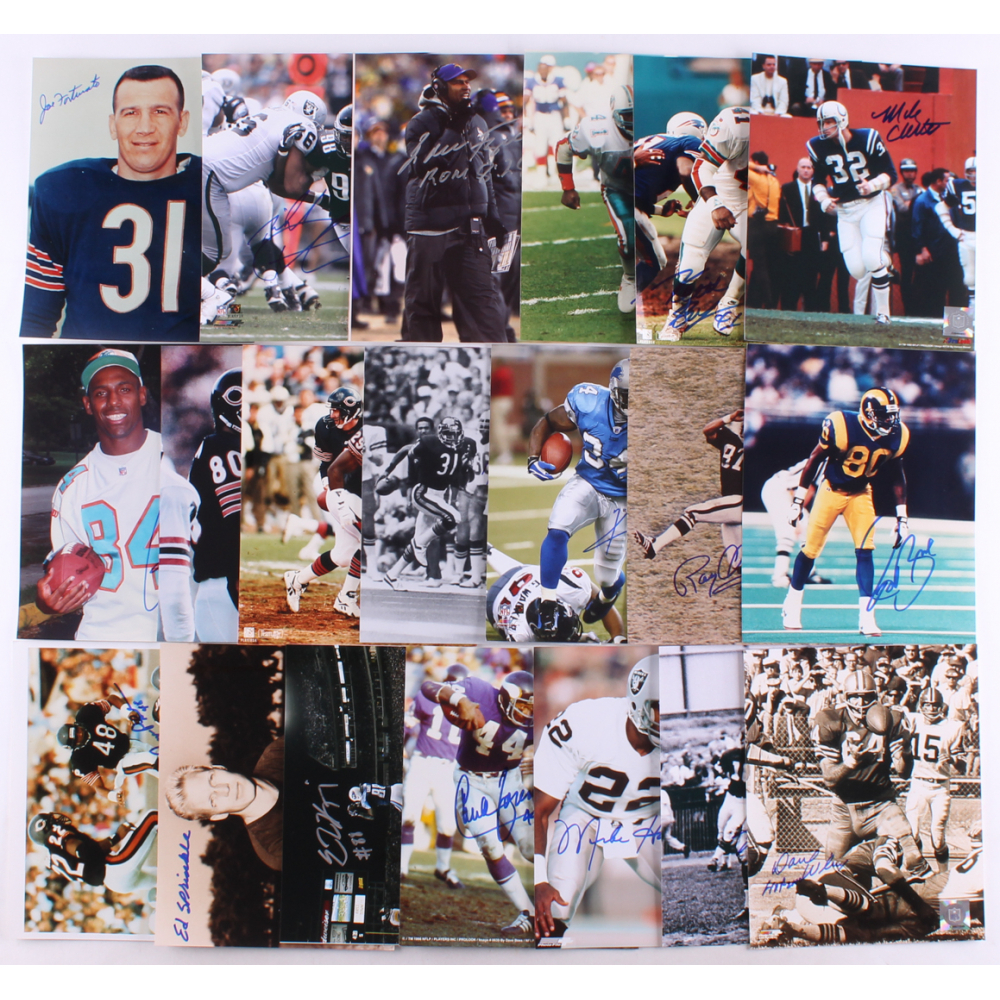 Lot of (20) Signed 8x10 Photos signed by (20) including Issac Bruce ...