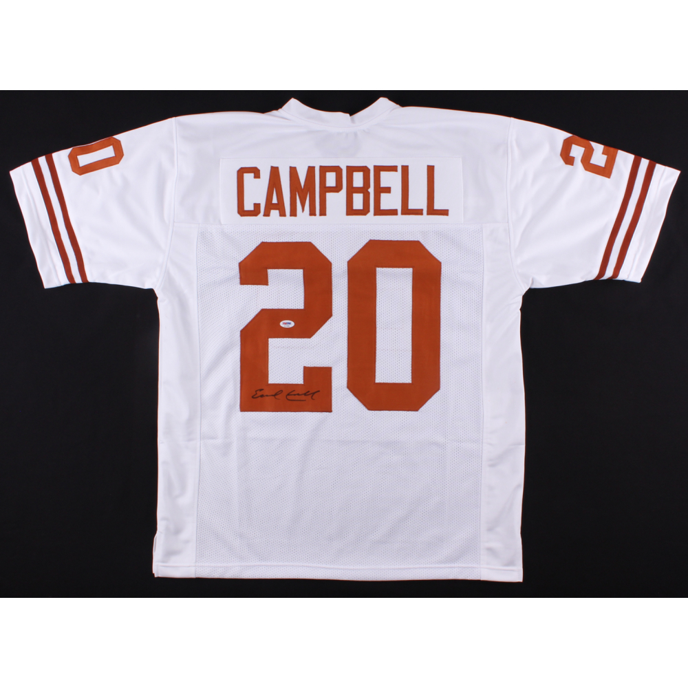 Earl Campbell Signed Texas Longhorns Jersey (PSA COA) | Pristine Auction