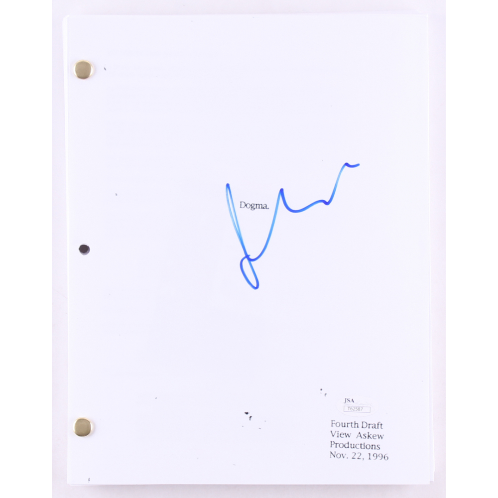 Matt Damon Signed "Dogma" Movie Script (JSA COA) | Pristine Auction