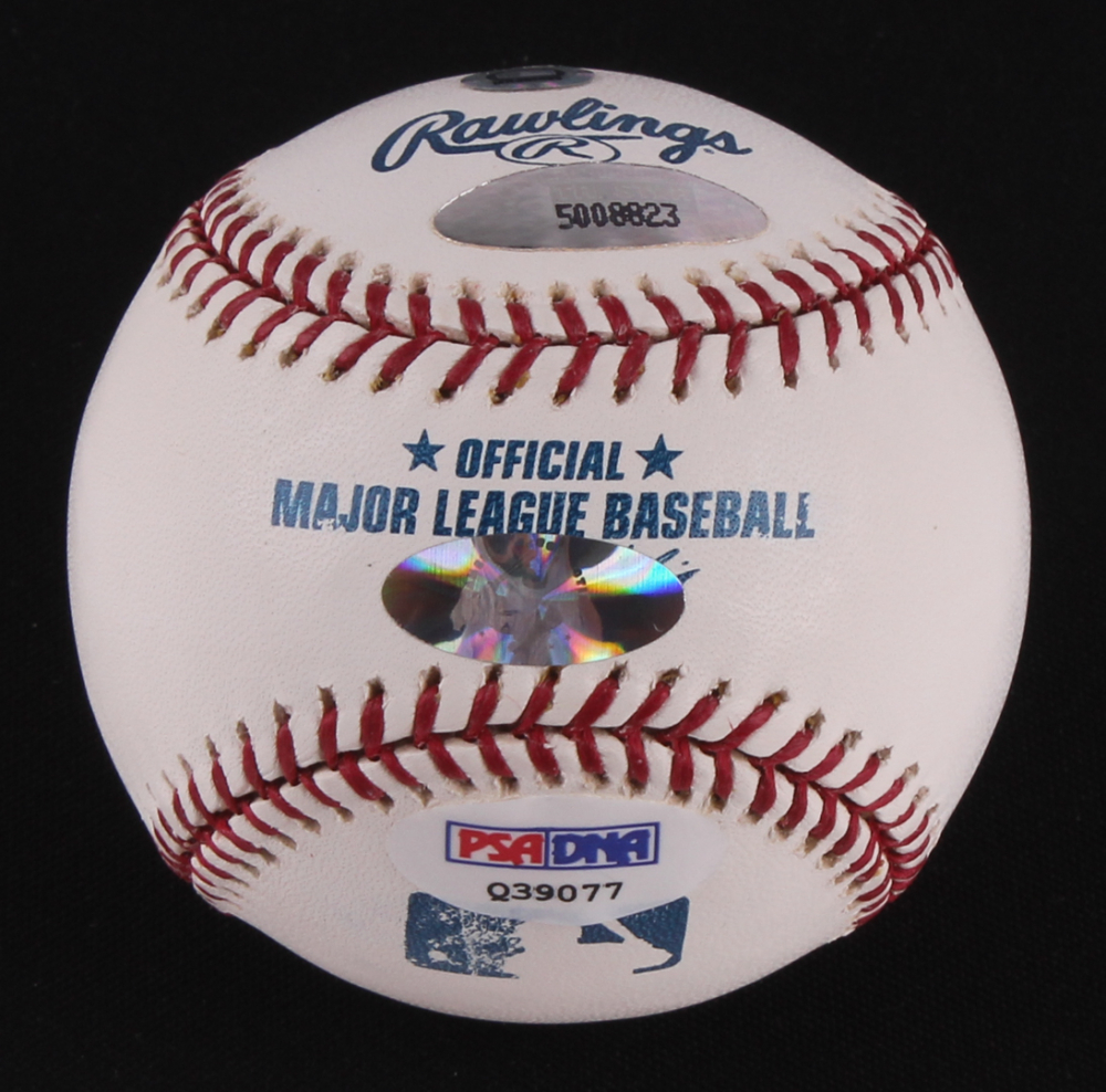 Craig Biggio Signed OML Baseball (PSA COA, MLB Hologram & Tri-Star ...