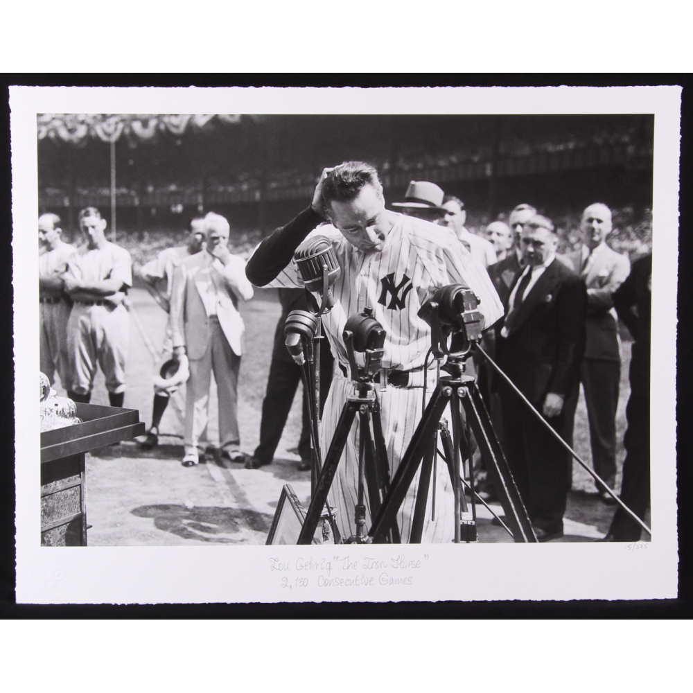 The Hulton Archive - Lou Gehrig "The Iron Horse - 2,130 Consecutive ...