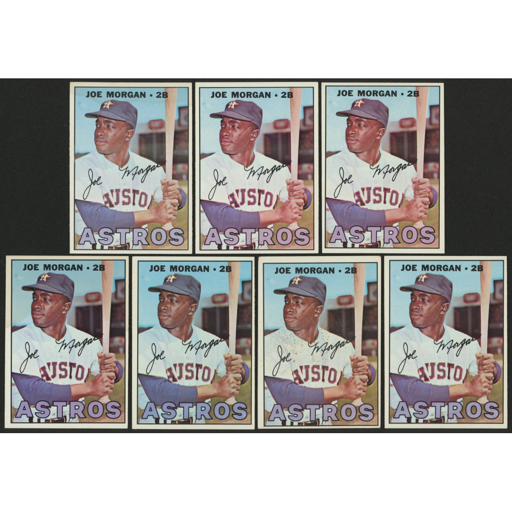 Lot of (7) 1967 Topps #337 Joe Morgan Baseball Cards | Pristine Auction