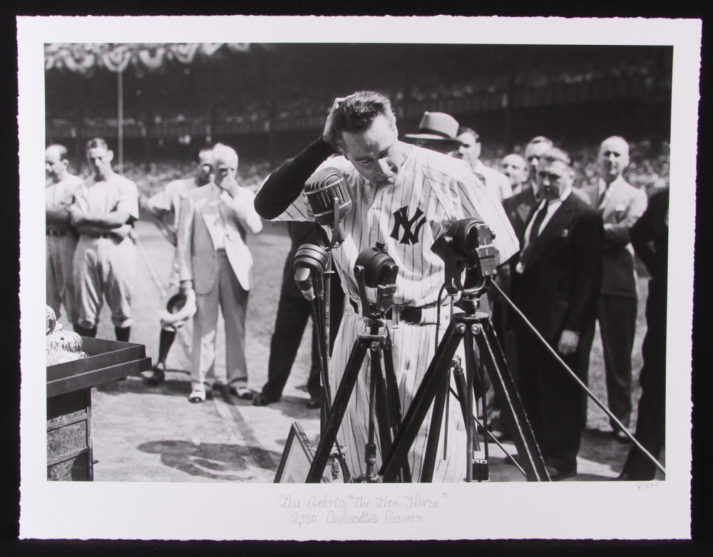 The Hulton Archive - Lou Gehrig "The Iron Horse - 2,130 Consecutive ...