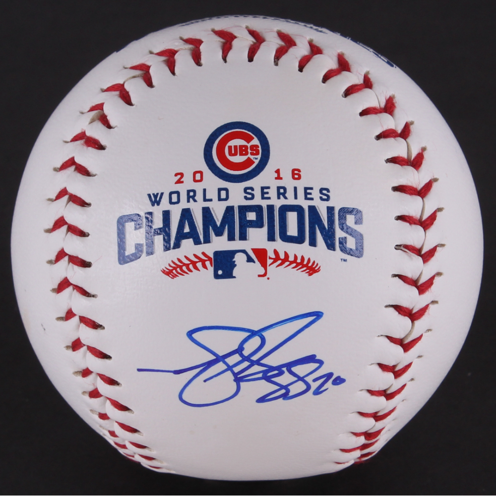 Matt Szczur Signed 2016 World Series Logo Baseball (Schwartz COA ...