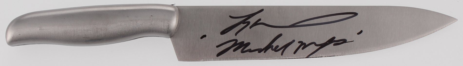 Tyler Mane Signed "Halloween" Authentic Stainless Steel Butcher Knife ...