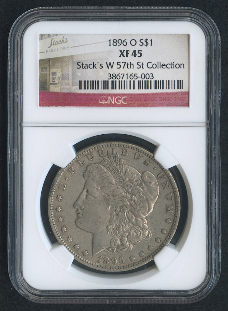 1896-O Morgan Silver Dollar (Stack's W 57th St Collection) (NGC XF 45 ...