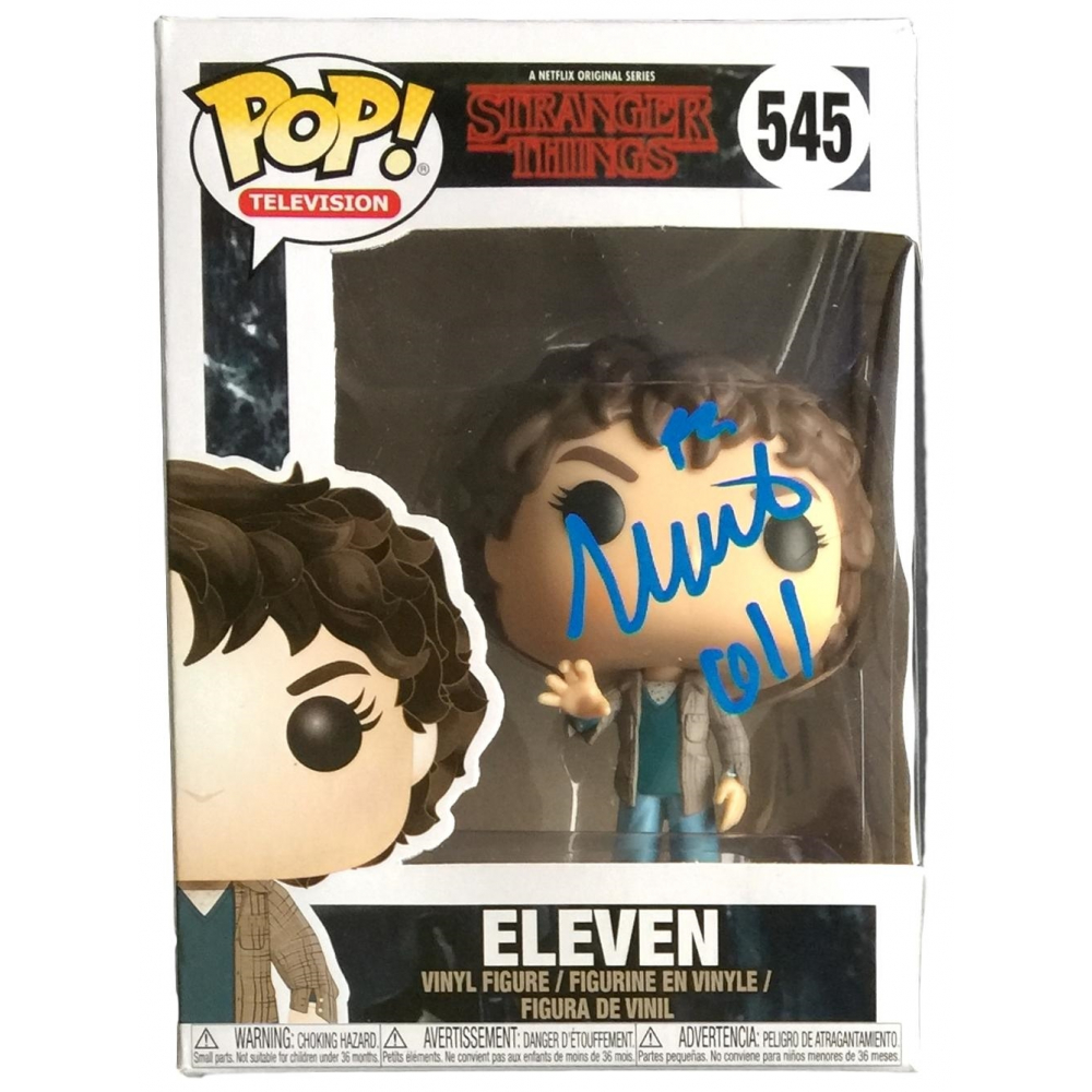 Millie Bobby Brown Signed Stranger Things "Eleven" Funko Pop Figure ...