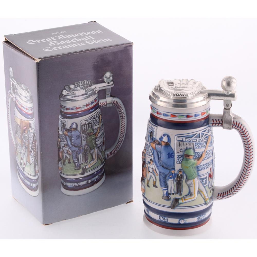 Vintage 1984 Avon "Great American Baseball" Stein Tankard | Pristine ...