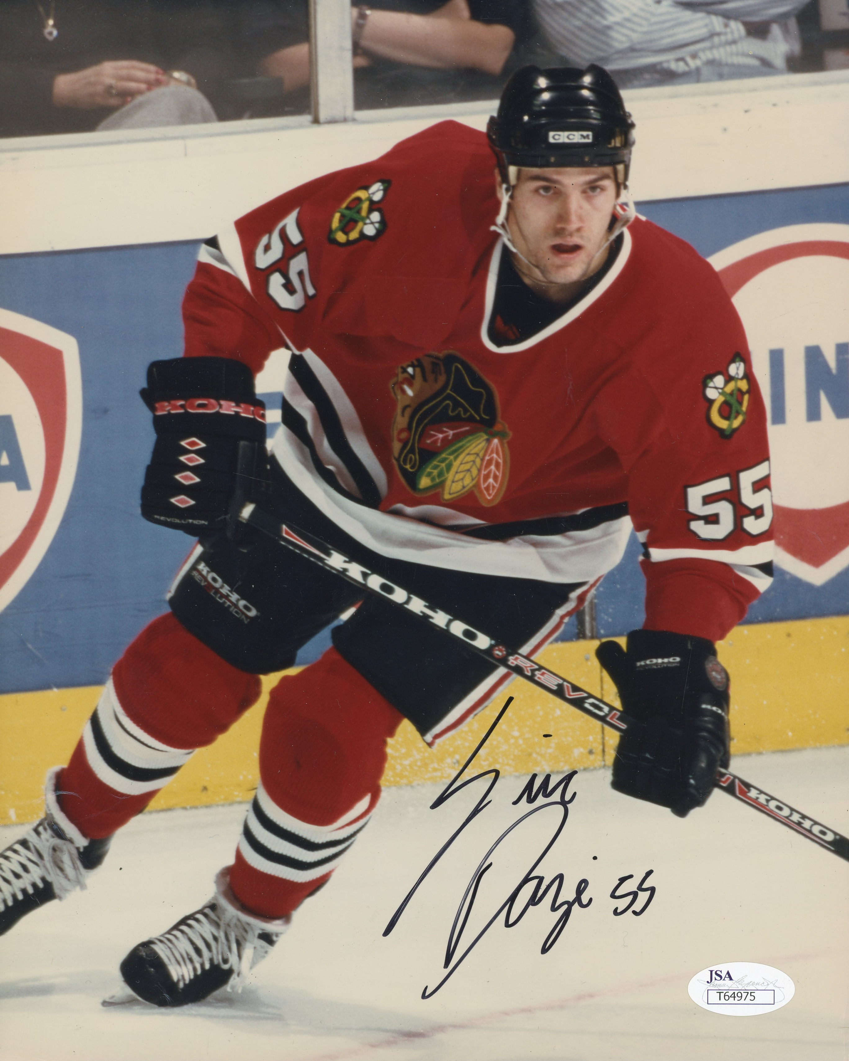 Eric Daze Signed Blackhawks 8x10 Photo (JSA COA) | Pristine Auction