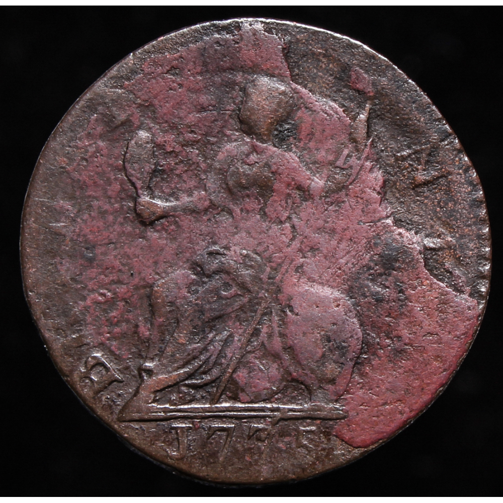 1775 GEORGIVS III REX. Colonial Farthing | Pristine Auction