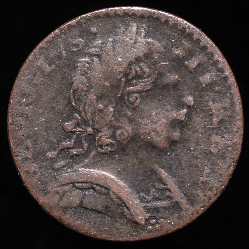 1775 GEORGIVS III REX. Colonial Farthing | Pristine Auction