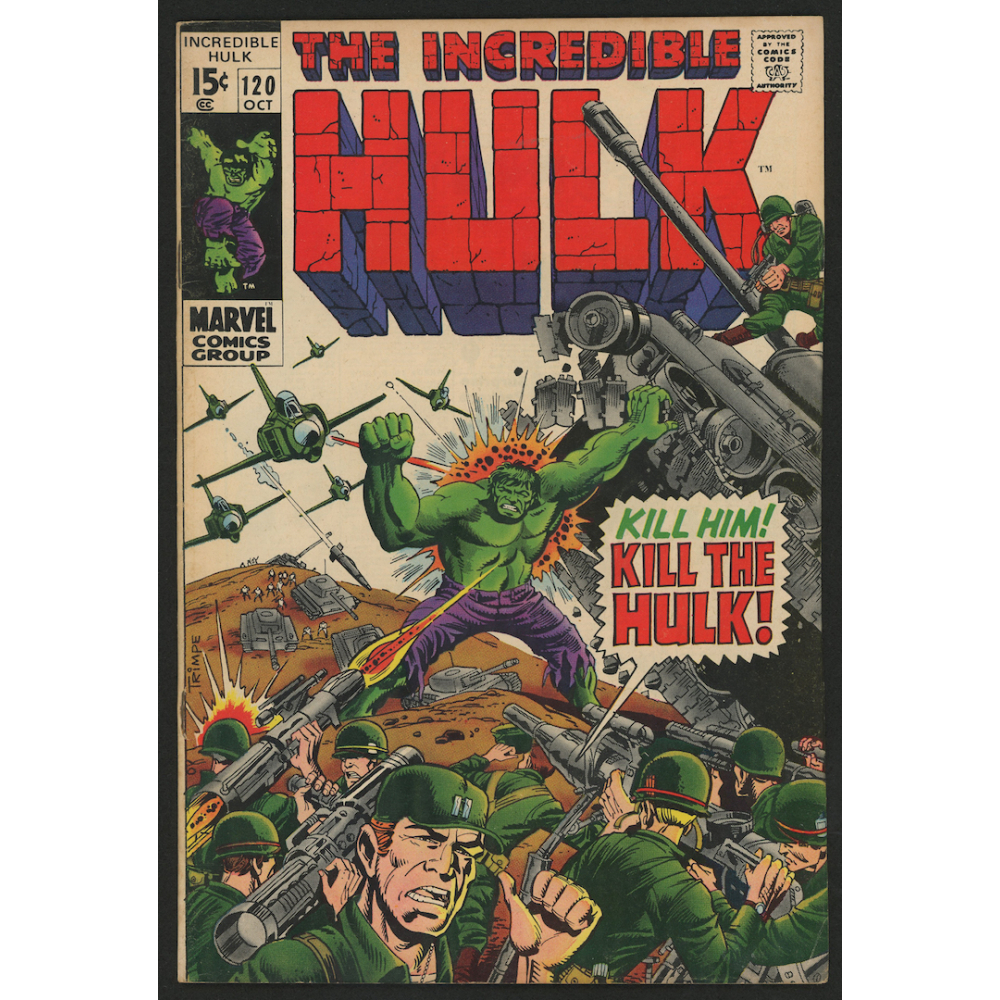 1969 "The Incredible Hulk" Issue #120 Marvel Comic Book | Pristine Auction
