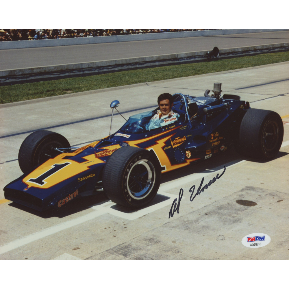 Al Unser Signed NASCAR 8x10 Photo (PSA COA) | Pristine Auction