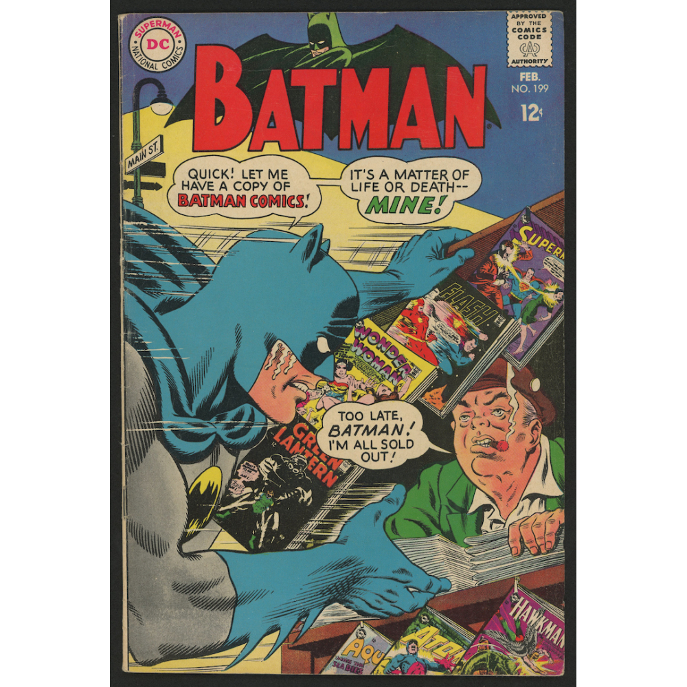 1968 "Batman" Issue #199 DC Comic Book | Pristine Auction
