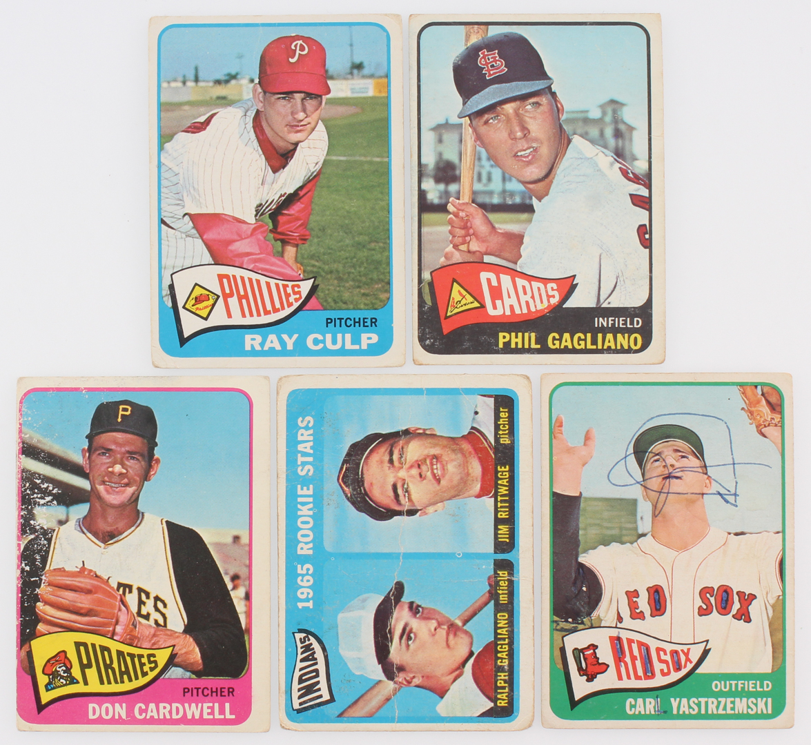 Lot of (26) 1965 Topps Baseball Cards with #503 Phil Gagliano, #505 Ray ...
