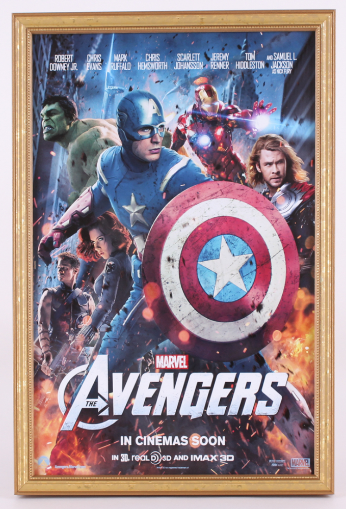 "The Avengers" 12x18 Custom Framed Movie Poster | Pristine Auction
