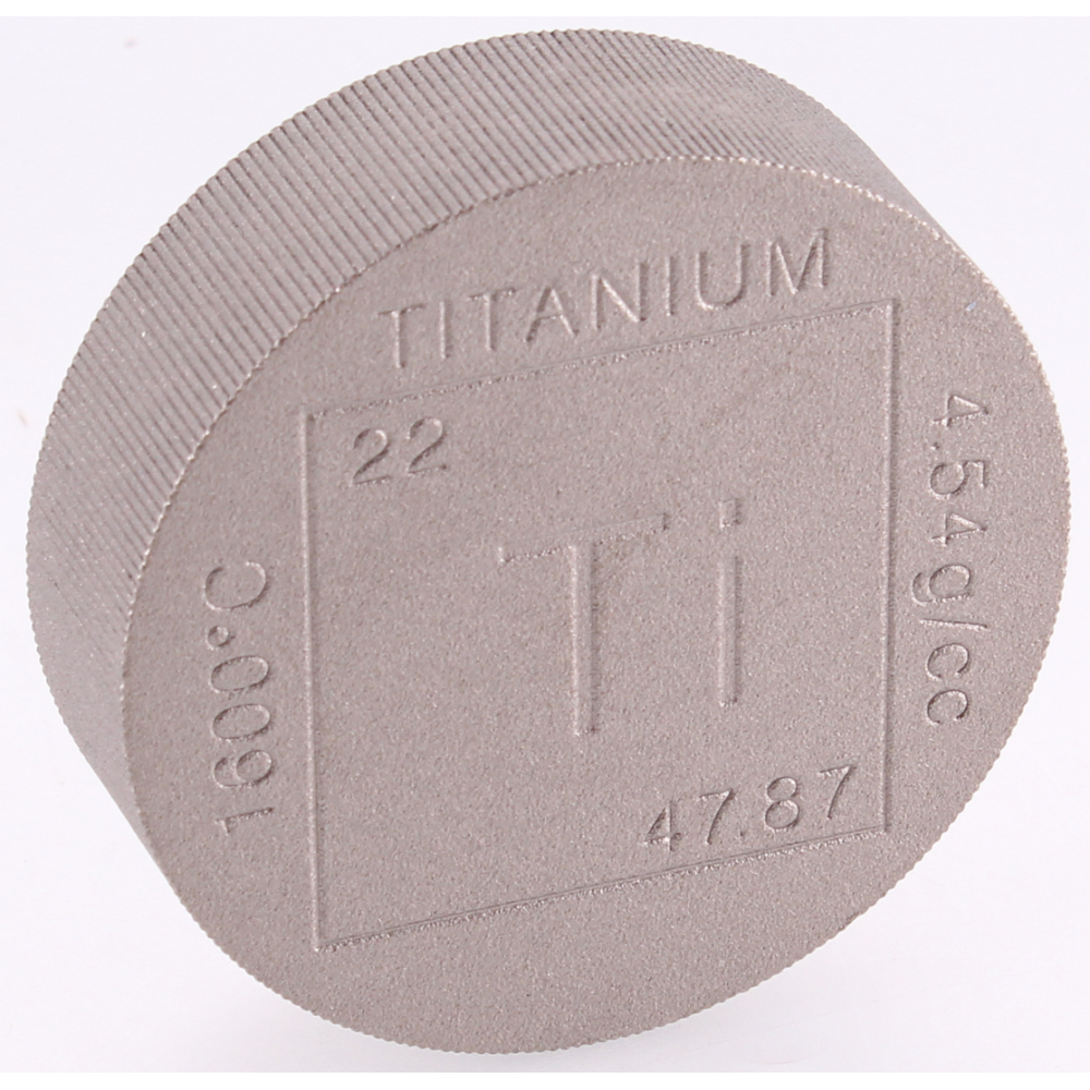1 Pound (16 oz.) .999 Fine Titanium Element Round | Pristine Auction
