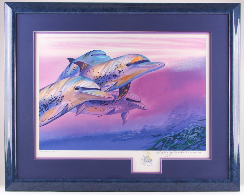 Robert Lyn Nelson Signed "Eyes of Friends" AP 32x39.5 Custom Framed ...