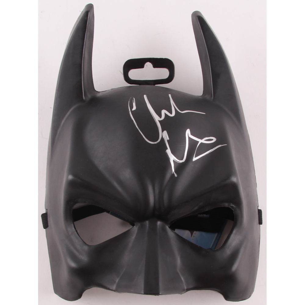 Christian Bale Signed "Batman Begins" Batman Mask (Beckett COA ...