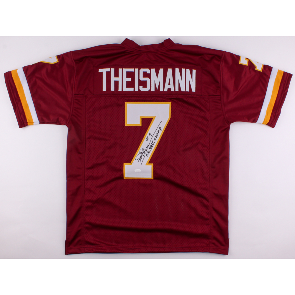 Joe Theismann Signed Redskins Jersey Inscribed "SB XVII Champ" (JSA COA ...