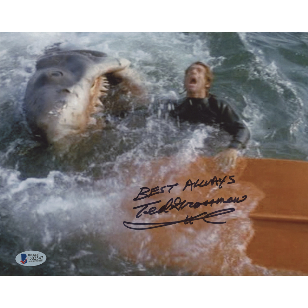 Ted Grossman Signed "Jaws" 8x10 Photo Inscribed "Best Always" (Beckett ...