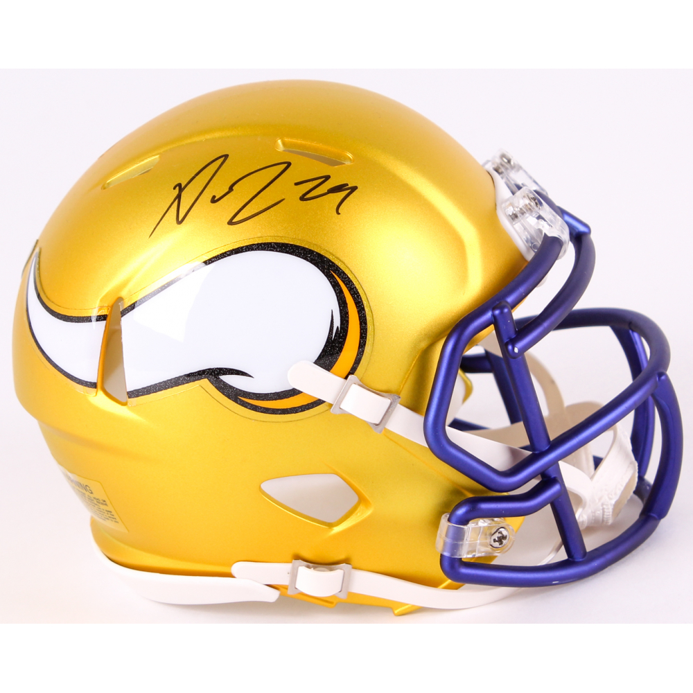 Xavier Rhodes Signed Vikings Speed Blaze Mini-Helmet (TSE COA ...
