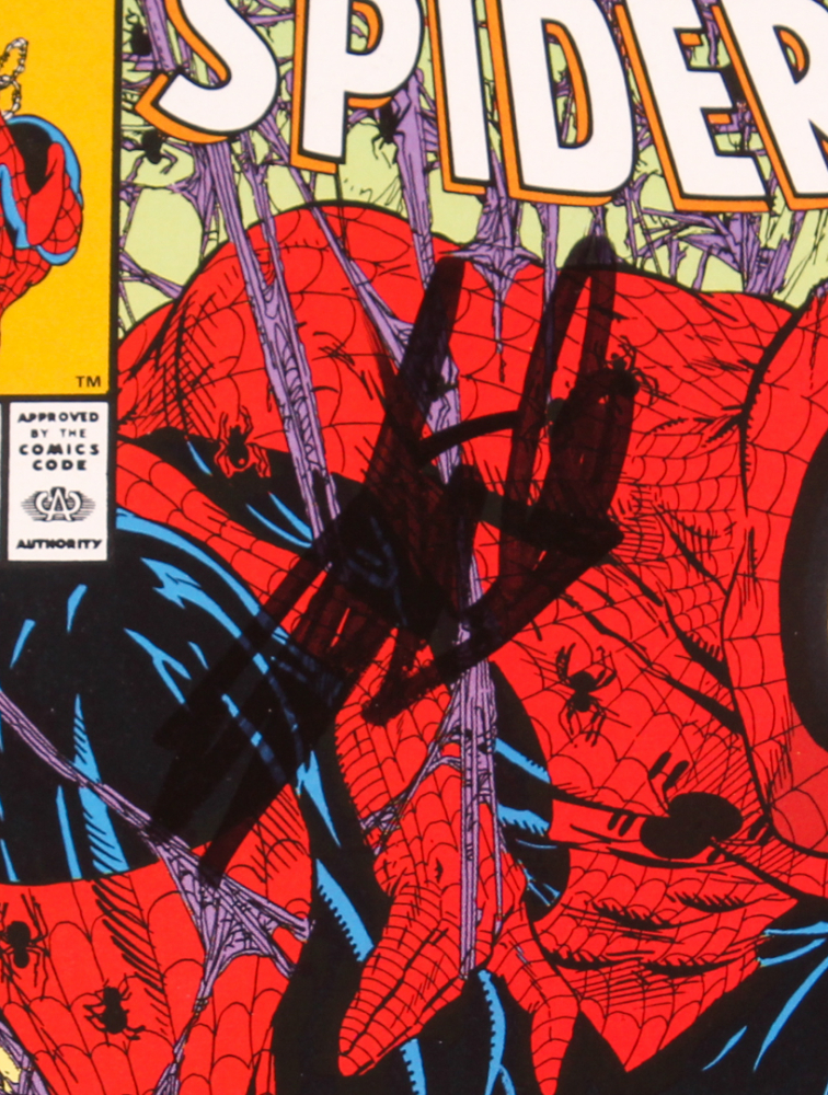 Stan Lee Signed "Spider-Man" Issue #1 14x18 Custom Framed Comic Book ...