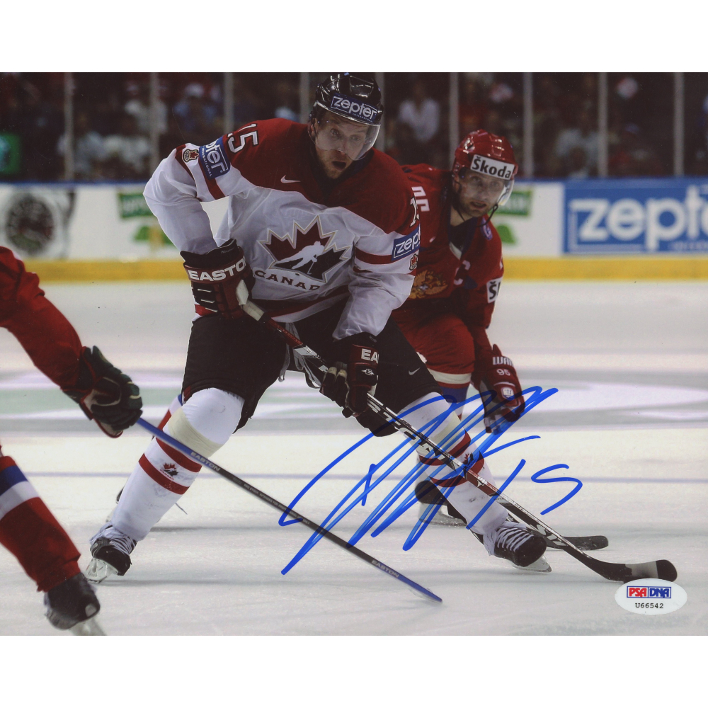 Dany Heatley Signed Team Canada 8x10 Photo (PSA COA) | Pristine Auction
