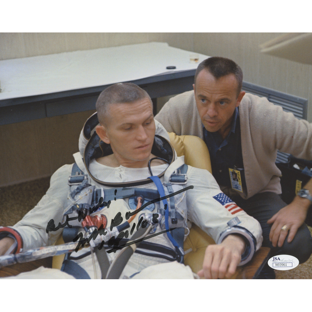 Frank Borman Signed NASA 8x10 Photo Inscribed "Best Wishes" & "Apollo 8 ...