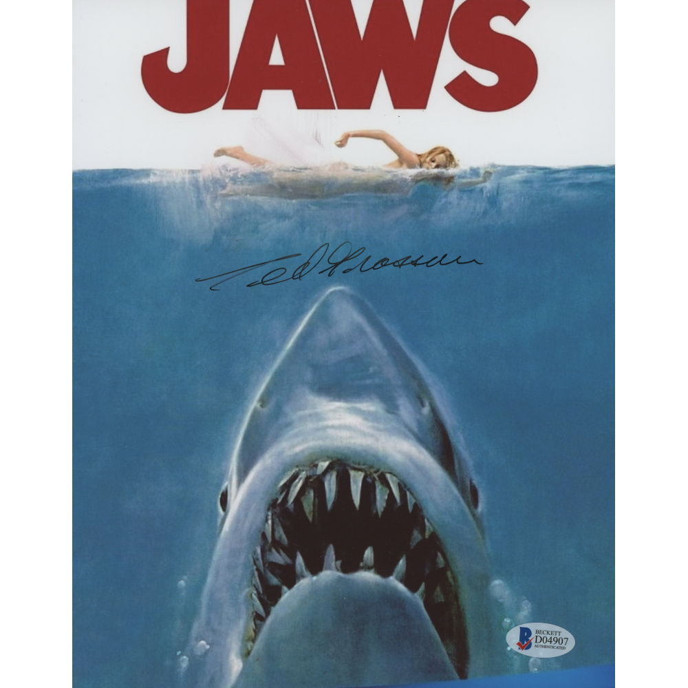 Ted Grossman Signed "Jaws" 8x10 Photo (Beckett COA) | Pristine Auction
