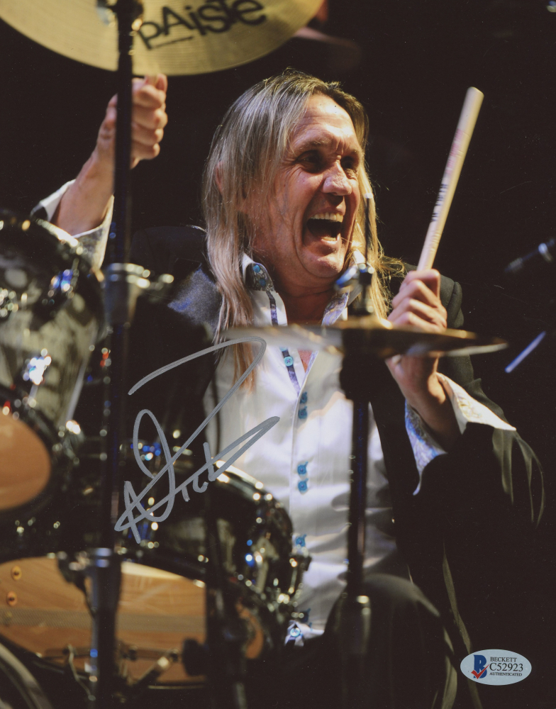 Nicko McBrain Signed 8x10 Photo (Beckett COA) | Pristine Auction