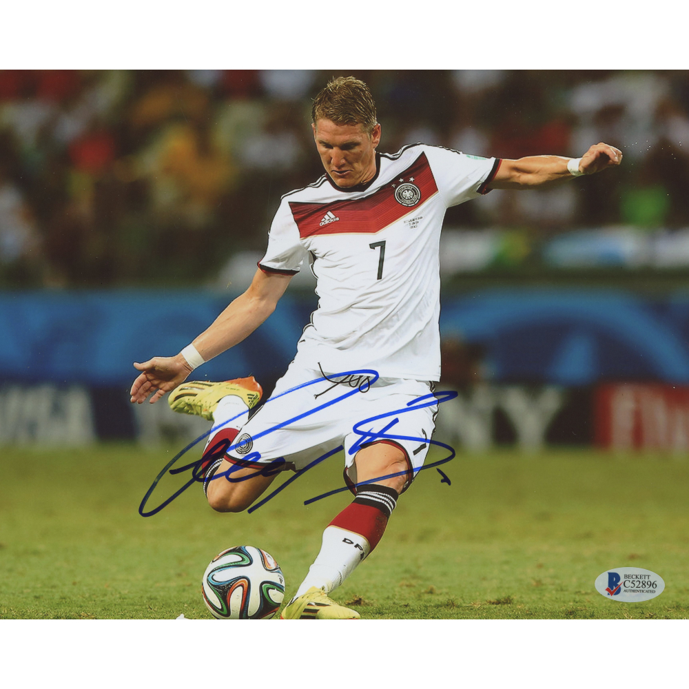 Bastian Schweinsteiger Signed 8x10 Photo (Beckett COA) | Pristine Auction