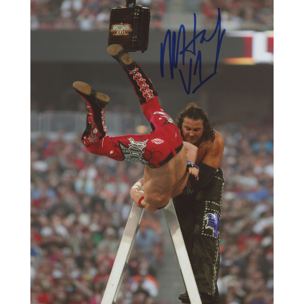 Matt Hardy Signed WWE 8x10 Photo (Leaf Hologram) | Pristine Auction