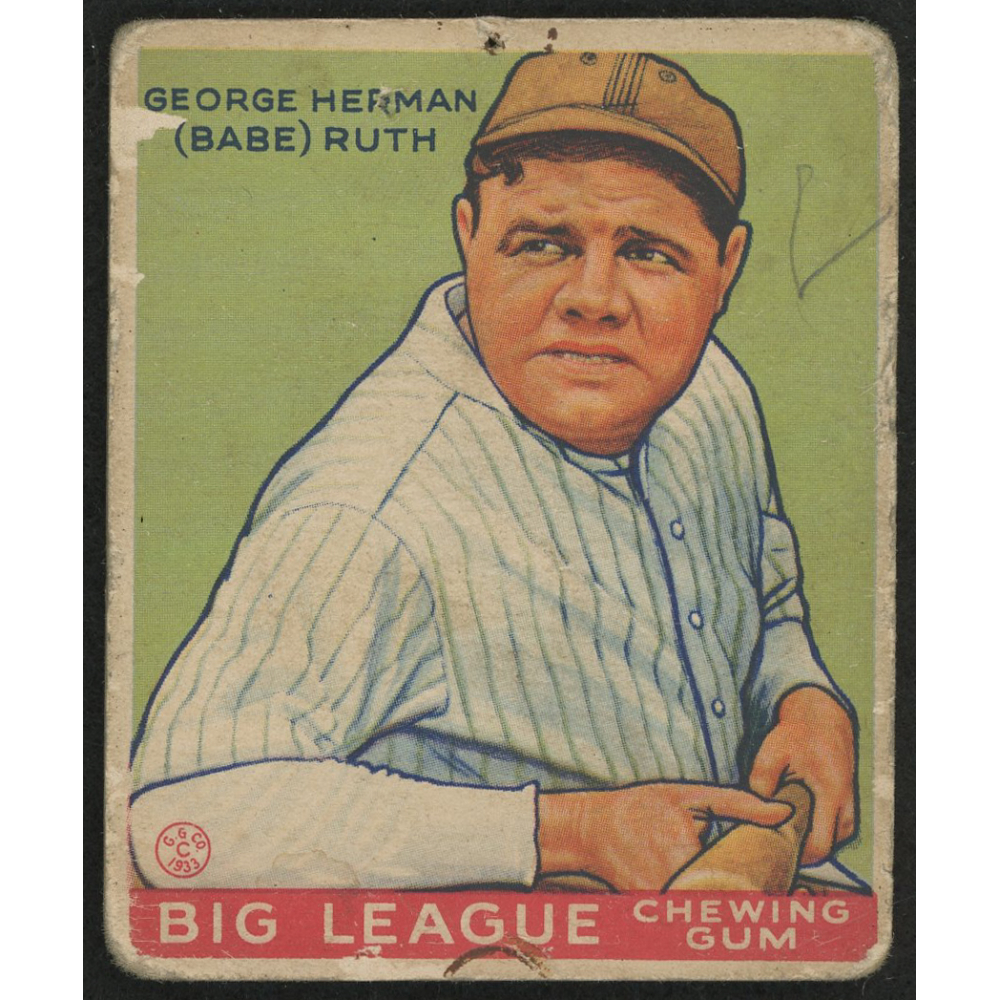 1933 Goudey #181 Babe Ruth RC | Pristine Auction