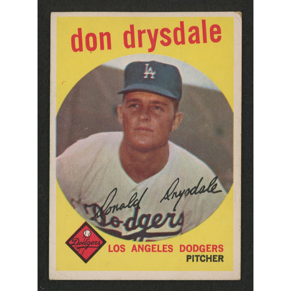 1959 Topps #387 Don Drysdale | Pristine Auction